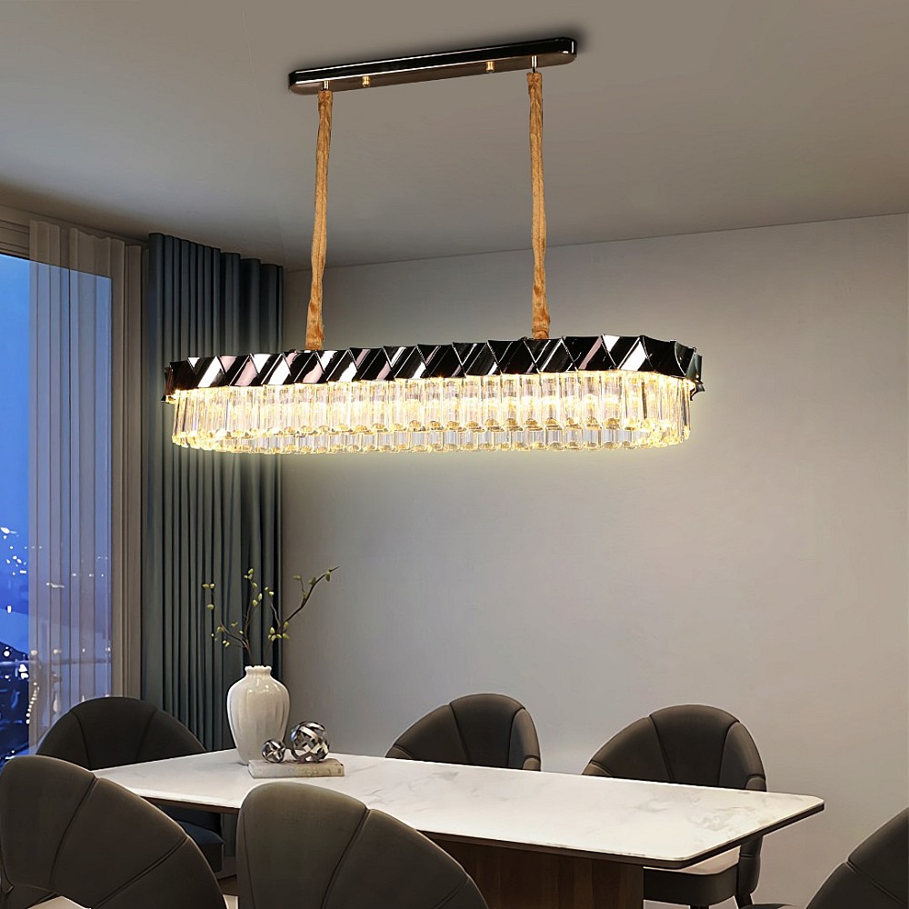 نجف مودرن ذهبي مع 3اضاءات 85 واط همر